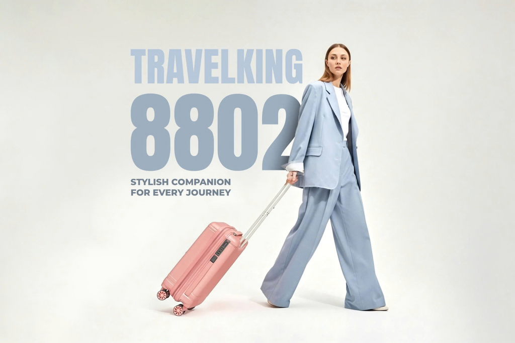 Travelking 8802 PP plastic suitcase