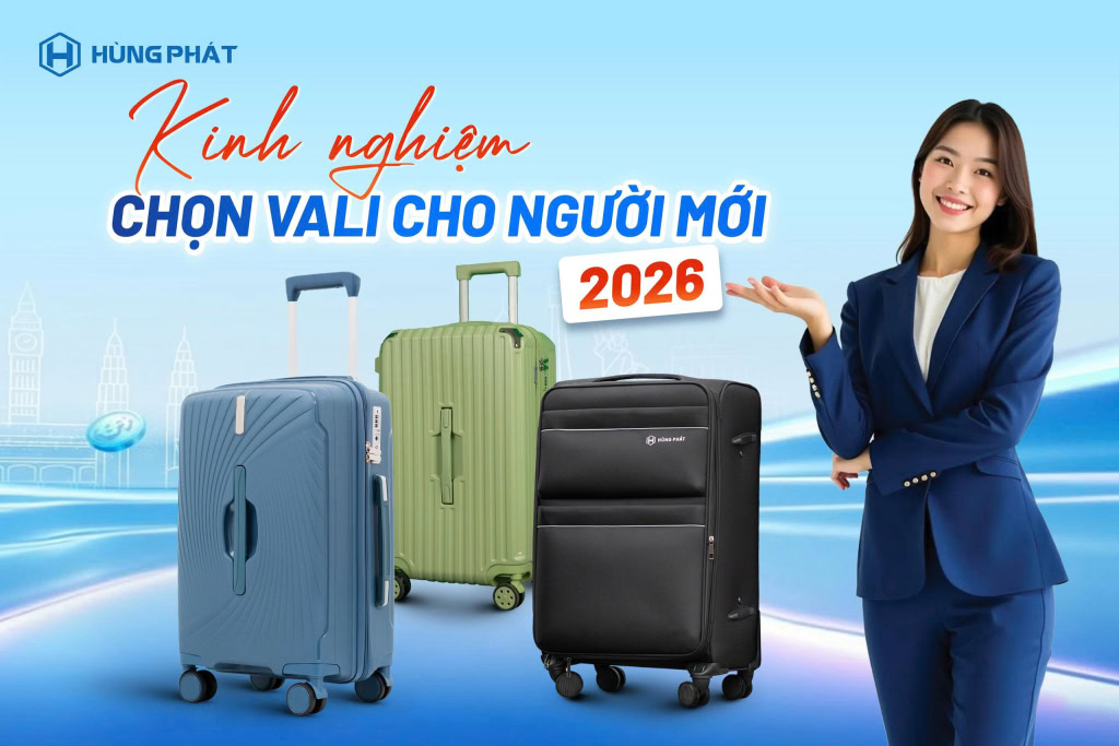 Kinh nghiệm chọn vali cho người mới